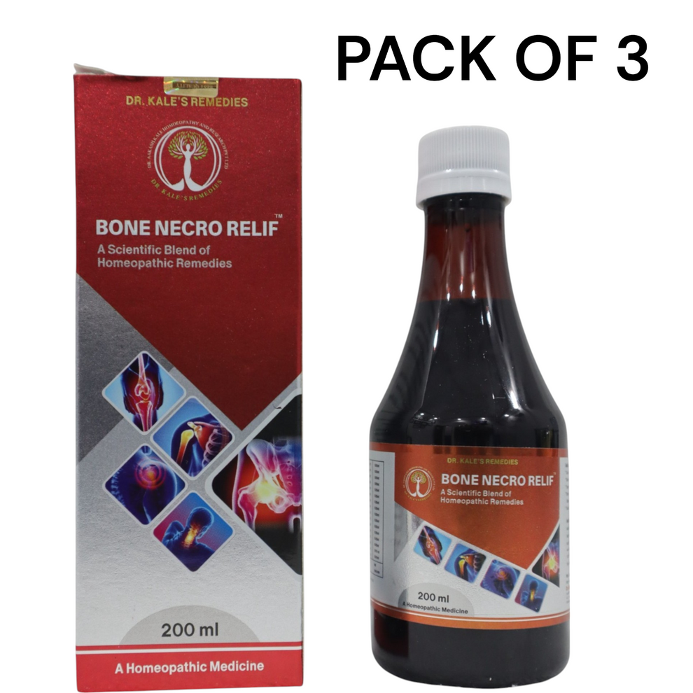 BoneNecroRelif Syrup 200ml (PACK OF 3) – Dr. Aakash Kale Homoeopathy ...